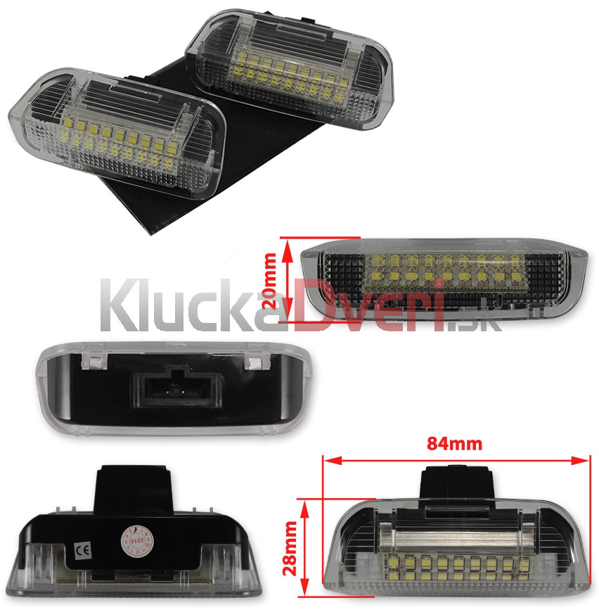 LED svetlo dverí Porsche Cayenne, 1K0947411A
