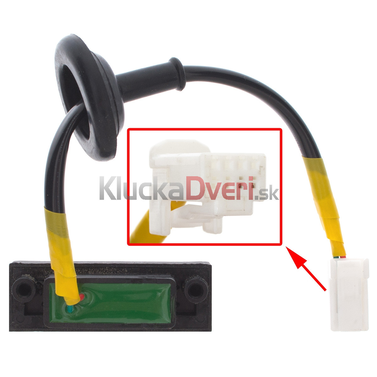 Kľučka, mikrospínač, zadných kufrových dverí Kia Rio III