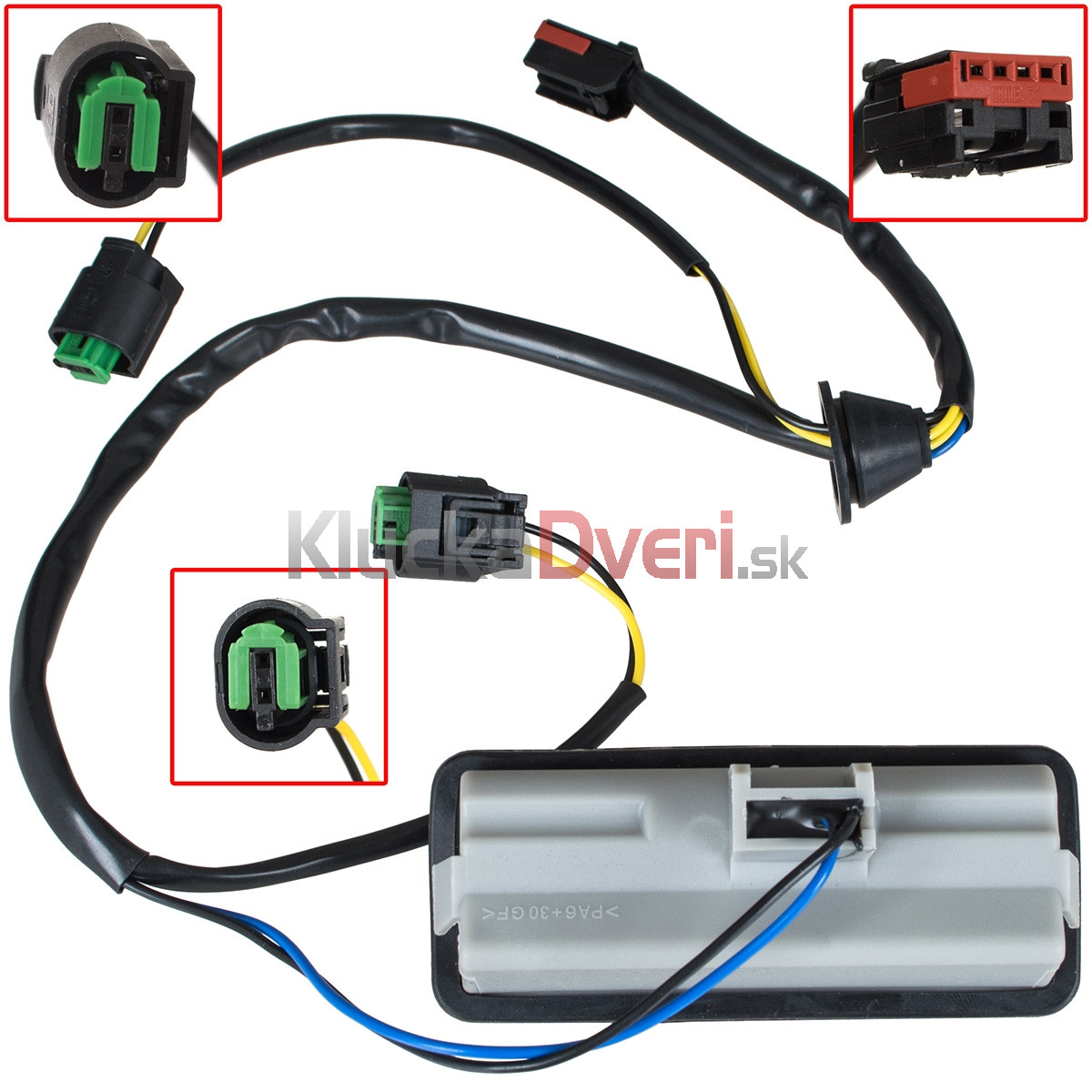 Kľučka, mikrospínač, zadných kufrových dverí Land Rover Freelander LR020997